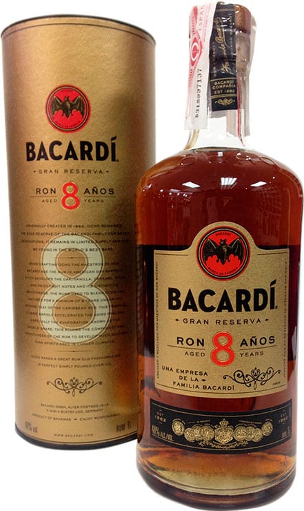 Bacardi 8 Year Reserve 1 Liter - Buy Rum - Bacardi 8 Year Reserve 1 ...