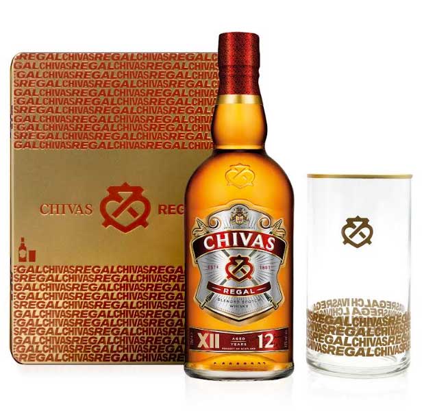 Online Chivas Regal 12 Year Metal Box + Glass Whisky Shop Price ...
