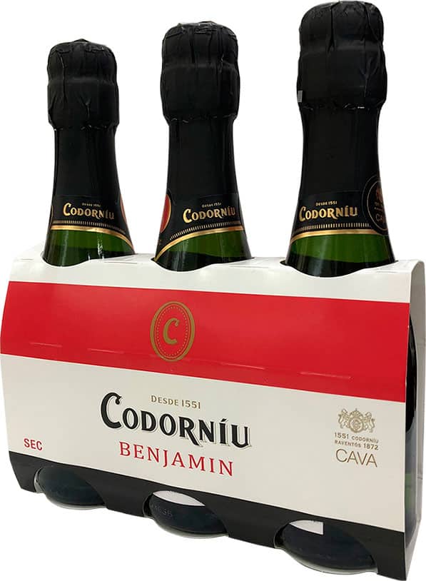 Comprar Petacas Codorniu Benjamin Tripack 20 CL | LICOREA 😉