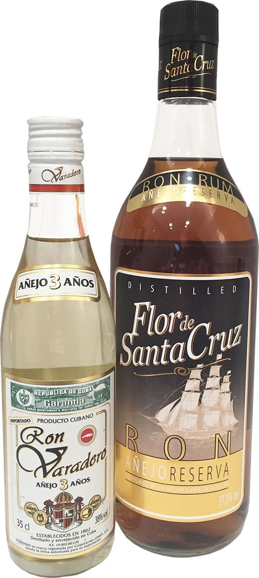 Ron Flor de Santa Cruz Añejo Reserva 1 Litro + Varadero 3 Años 35 CL ...