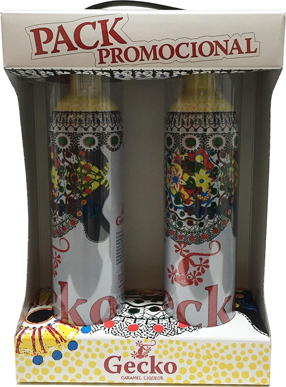 Vodka Caramelo Gecko Edición Victorio & Lucchino Bipack – Vodka | Licorea