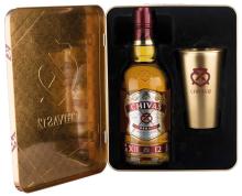 Comprar Whisky Chivas Regal 12 Años Estuche metal + Vaso Metal | LICOREA 😉