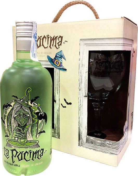 Comprar Ginebra La Pócima Apple + Copa (Galicia) Online : Licorea