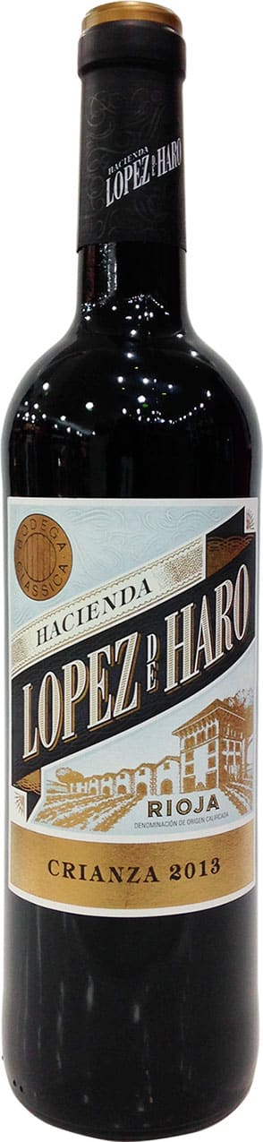Comprar Vino Tinto Hacienda López de Haro Crianza 2019 | LICOREA 😉
