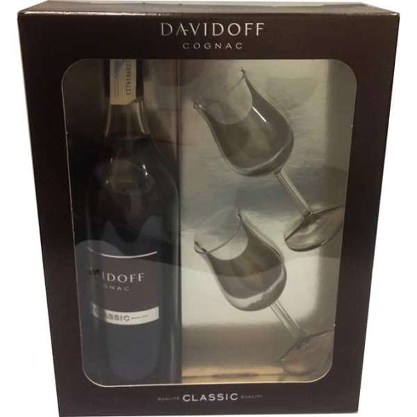 Comprar Cognac Davidoff Classic + 2 Copas Online - Envío Gratis