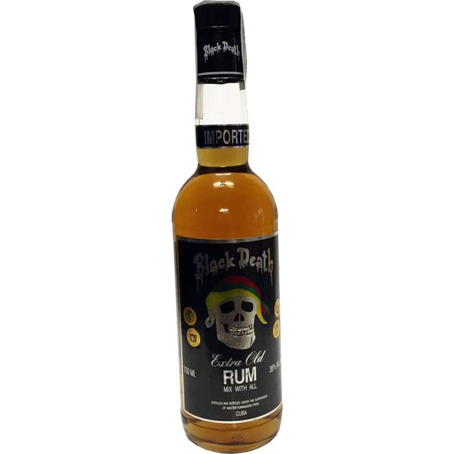 Purchase Black Death Extra Old Rum Online - Low Prices