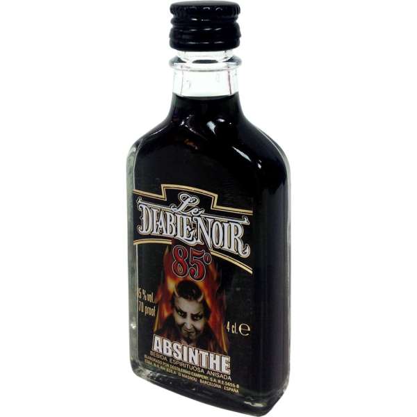 Purchase Absinthe Le Diable Noir 85% 4 CL Miniatures Online - Low Prices