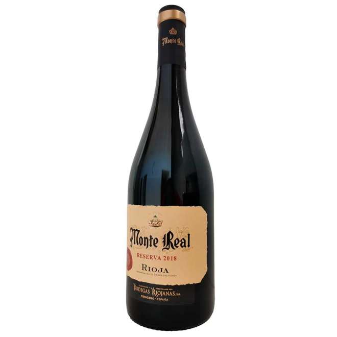 Comprar Vino Tinto Monte Real Reserva 2018 Online - Envío Gratis