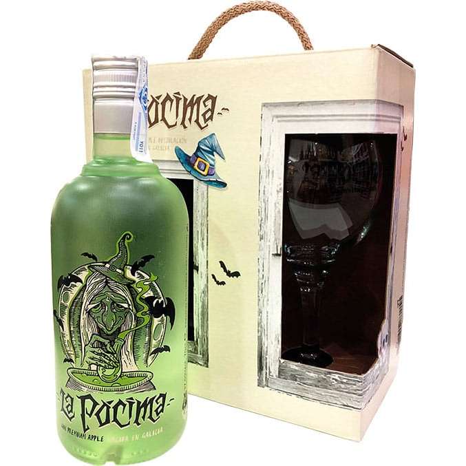 Comprar Ginebra La Pócima Apple + Copa (Galicia) | LICOREA 😉