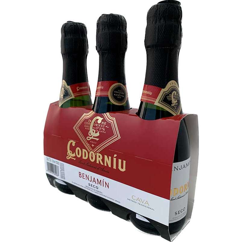 Comprar Cava - Champagne Codorniu Benjamin Tripack 20 CL Online : Licorea