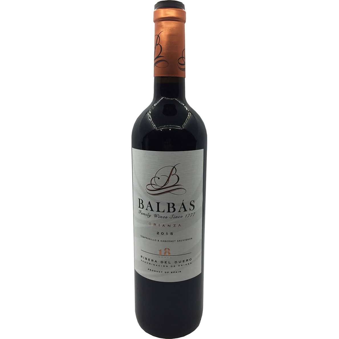 Comprar Vino Tinto Balbás Crianza 2017 | LICOREA 😉