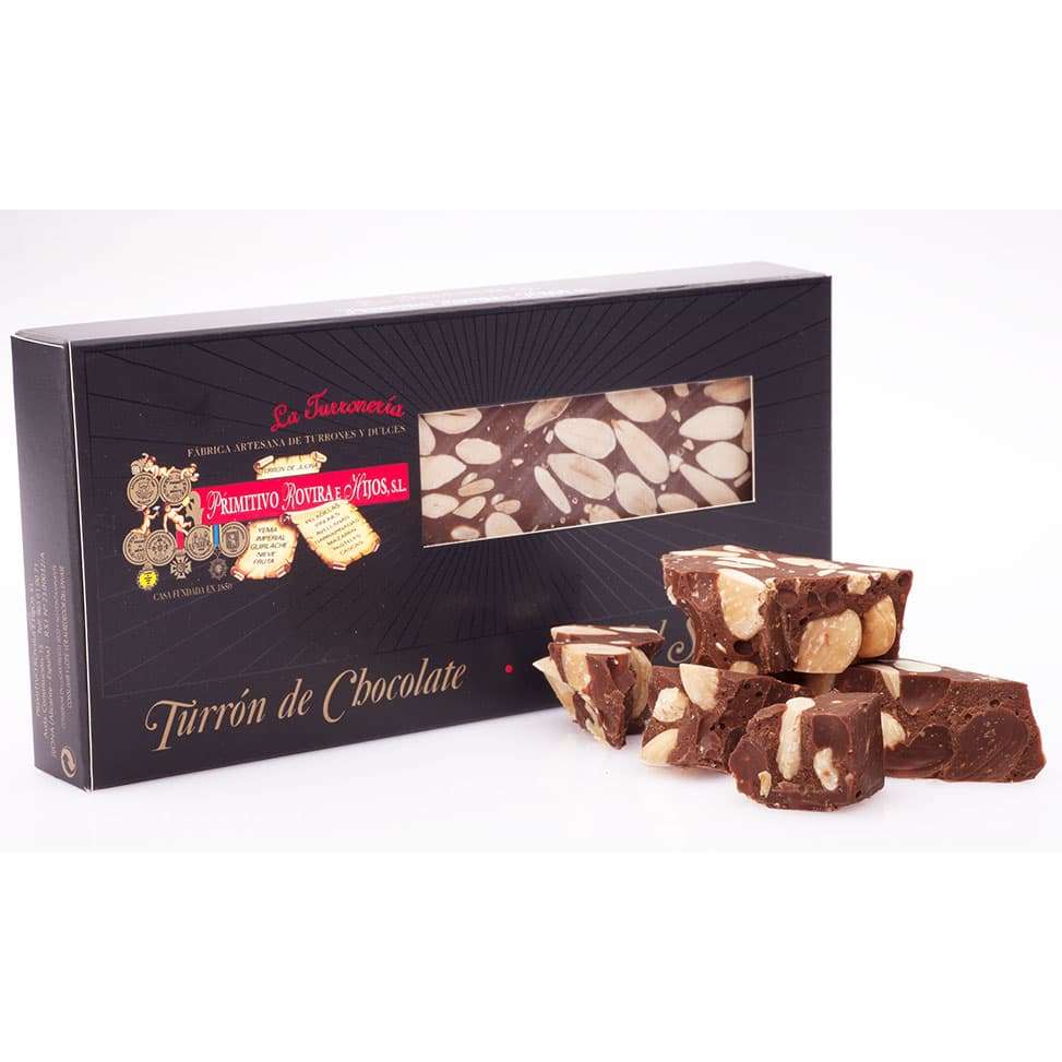 Online Turrón de Chocolate con Almendra Marcona Nougat Shop Price ...