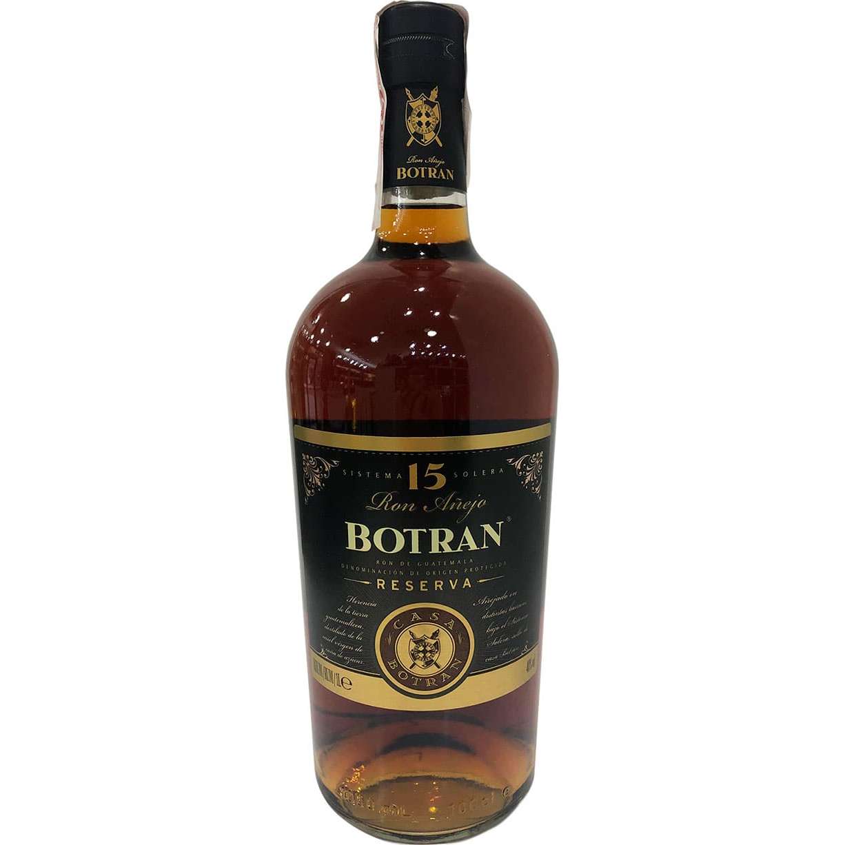 Comprar Ron Botrán Reserva 15 Años 1 Litro (Guatemala) | LICOREA 😉
