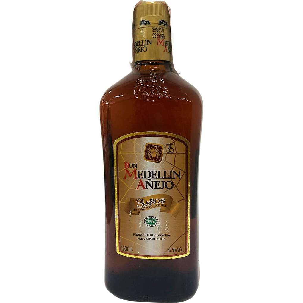Comprar Ron Medellín Reserva 3 Años 1 Litro (Colombia) | LICOREA 😉
