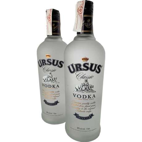Vodka Ursus 1 Litro 50% 2 Botellas + Colchoneta (Holanda) precio