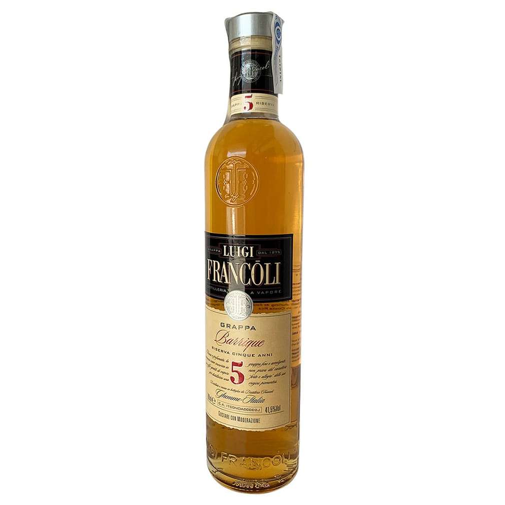 Licor Grappa Luigi Francoli Reserva 5 Años precio