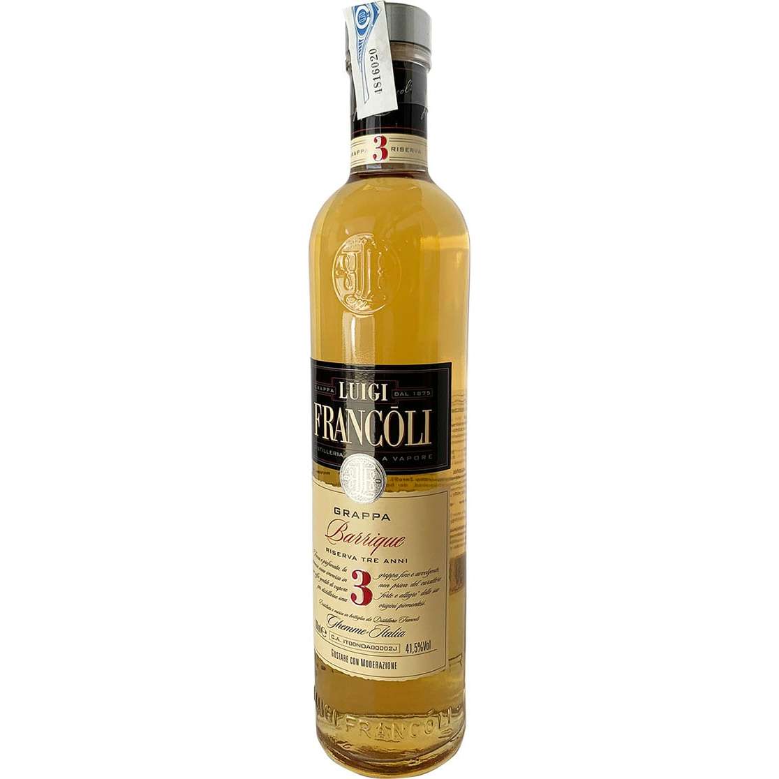 Comprar Licor Grappa Luigi Francoli Reserva 3 Años Online - Envío Gratis
