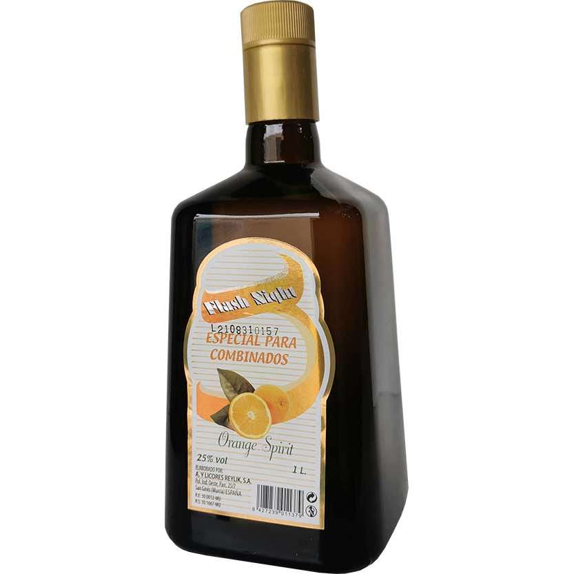 Comprar Licor Flash Night Orange Spirit 1 Litro Online : Licorea