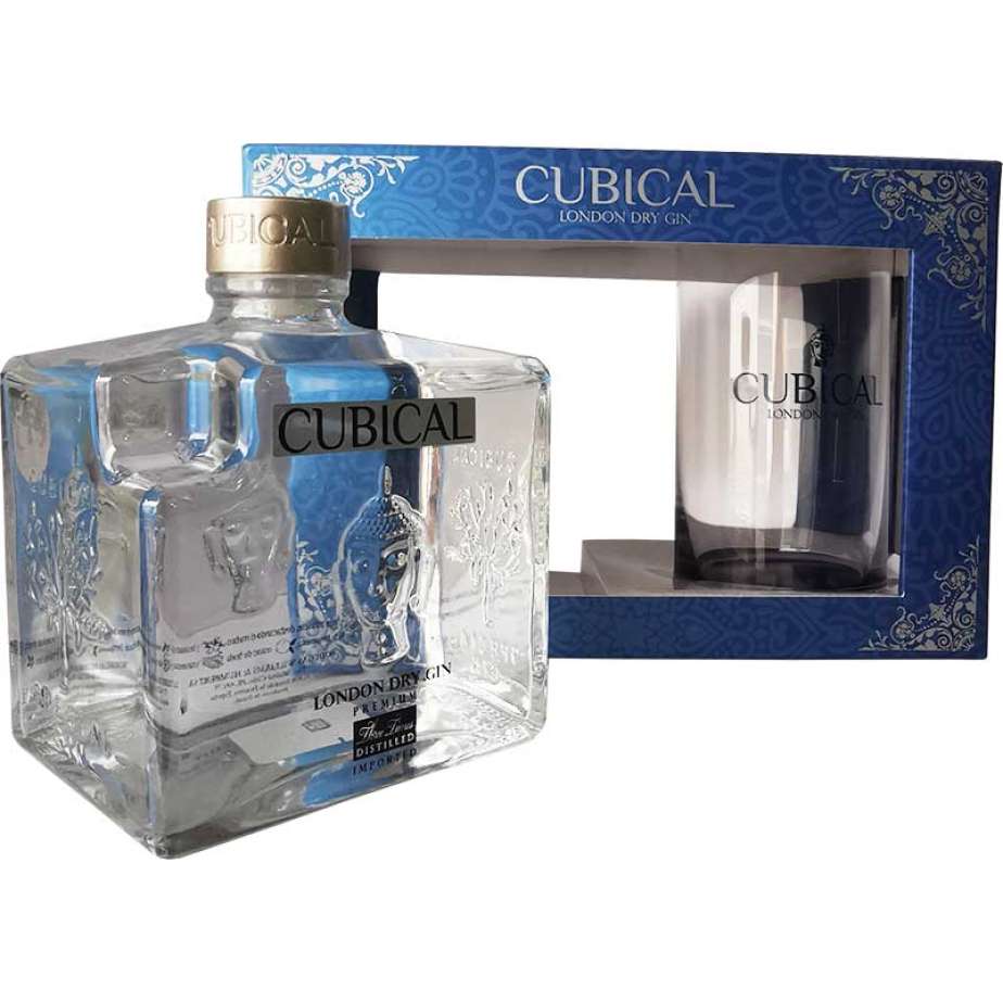 Comprar Ginebra Cubical Premium + Vaso | LICOREA 😉