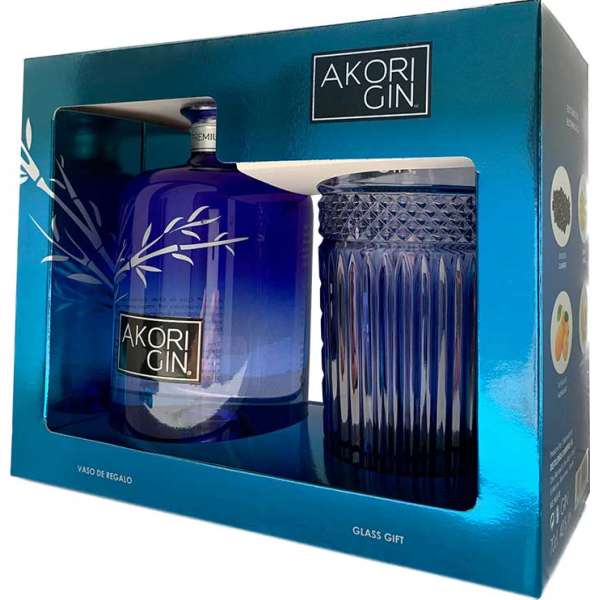 Purchase Akori Gin onpack + Glass Gin Online - Low Prices