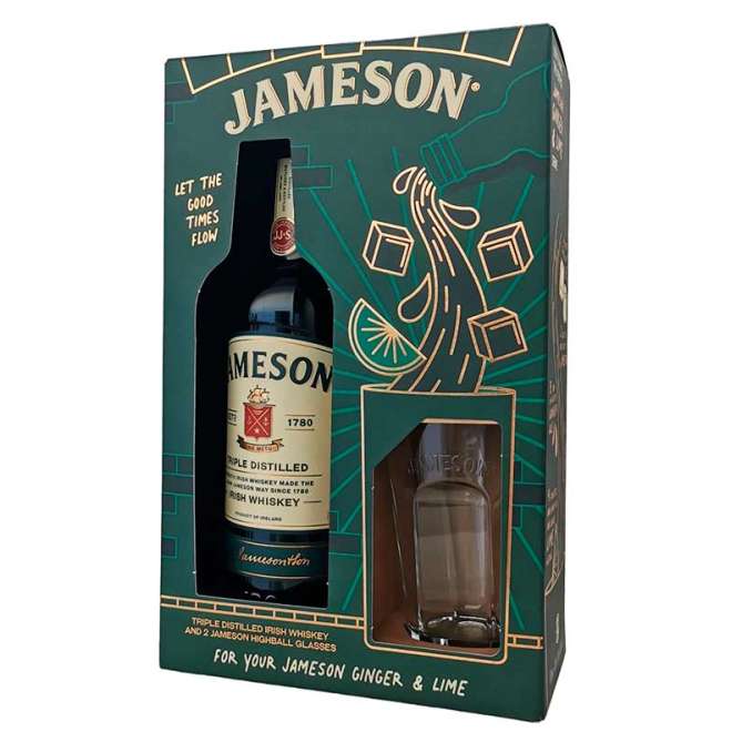Purchase Jameson + 2 Glasses Whisky Online - Low Prices