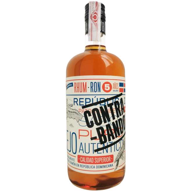 Comprar Ron Contrabando Solera 5 Años 1 Litro (República Dominicana ...