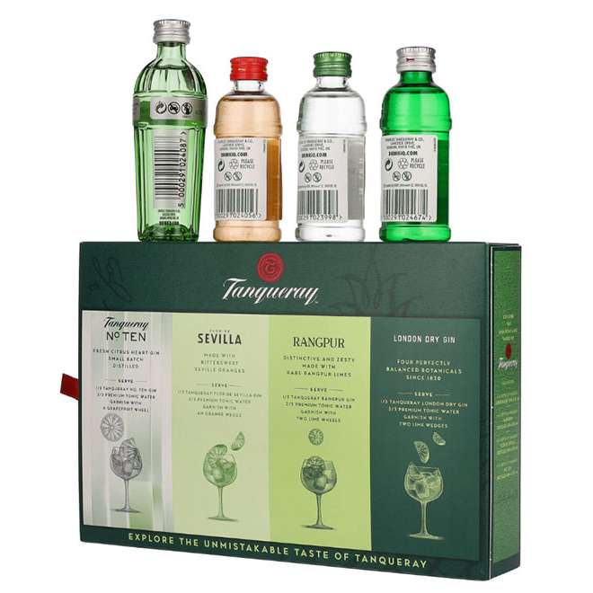 Tanqueray Gin Collection 4 x 5 CL – Miniaturas Estuches/Colecciones ...