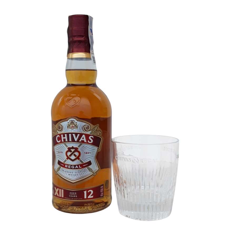 Whisky Chivas Regal 12 Años + Vaso precio