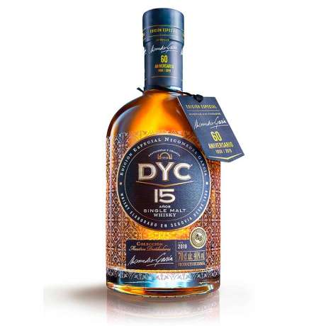 DYC 15 Años Single Malt + 2 Vasos – Whisky | Licorea