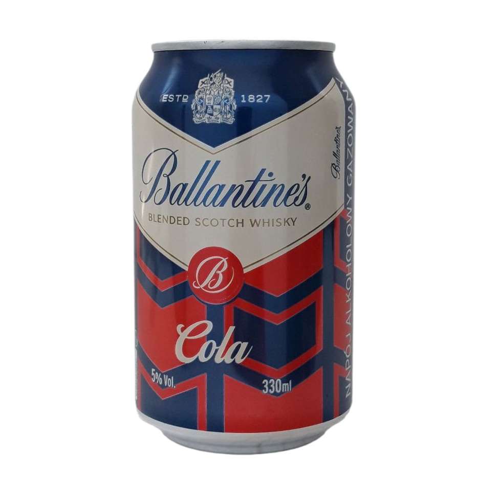 Ballantines & Cola 33 CL (12 cans) Tonic Water and Soft Drinks price