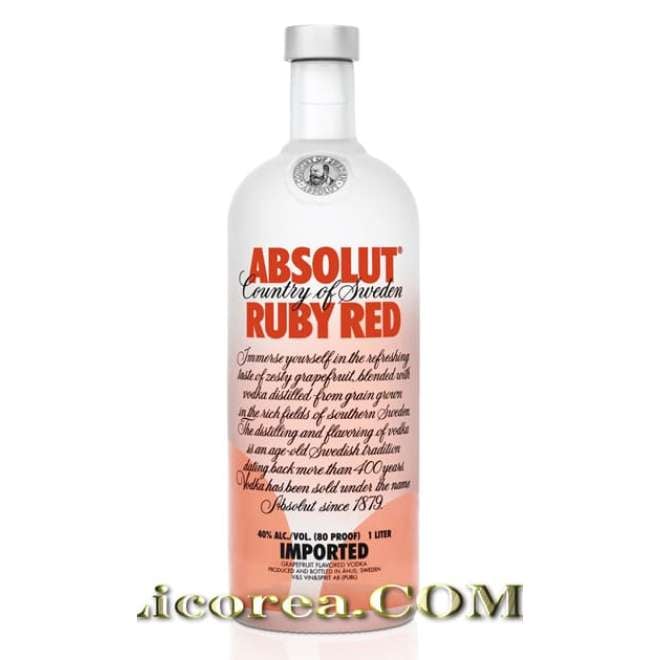 Comprar Vodka Absolut Ruby Red 1 Litro (Suecia) Online - Envío Gratis