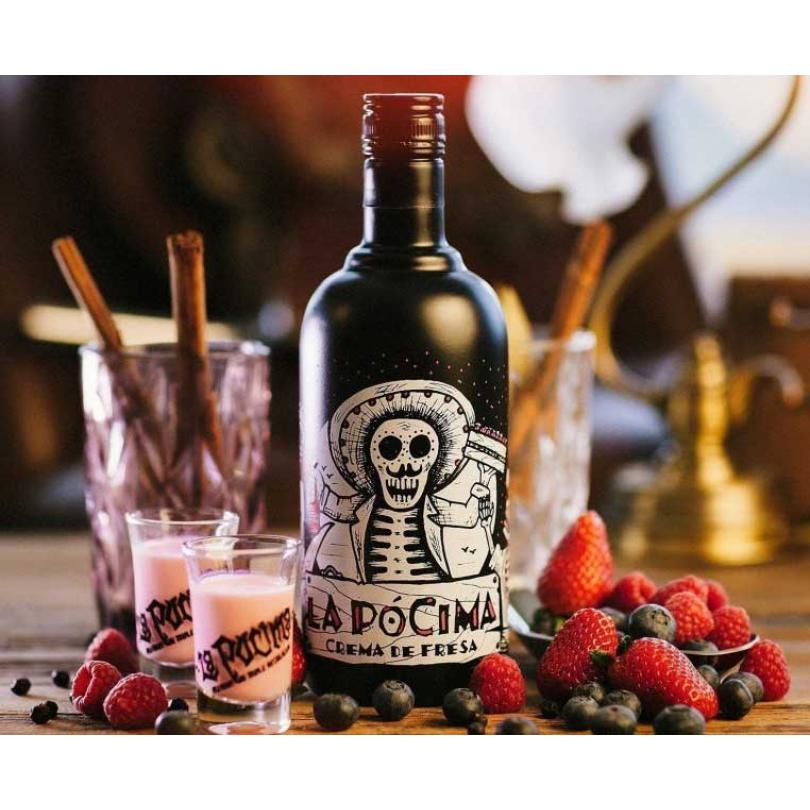 Tequila La Pócima Crema de Fresa y Tequila | LICOREA 😉