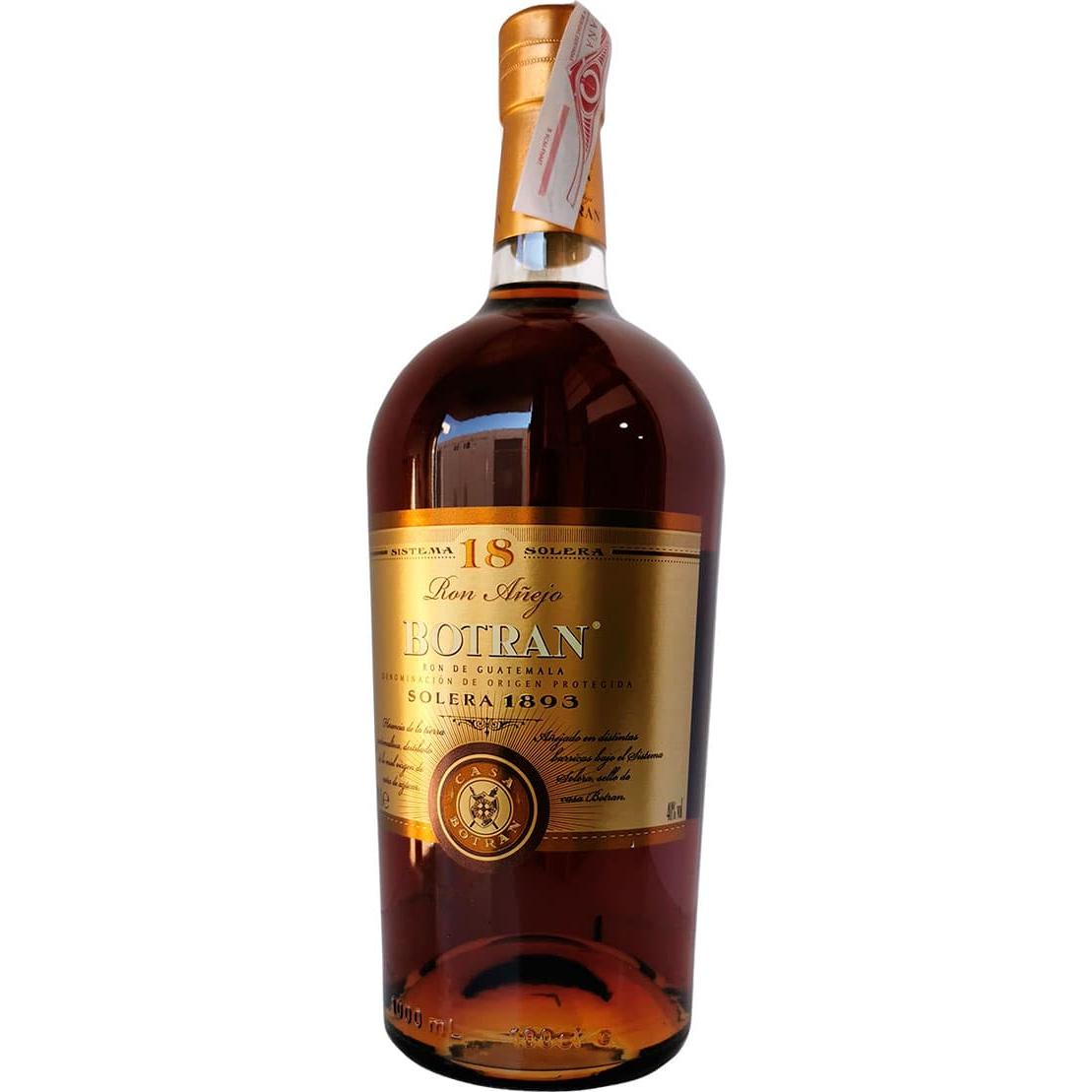 Ron Botrán 1893 Solera 18 Años 1 Litro (Guatemala) | LICOREA 😉