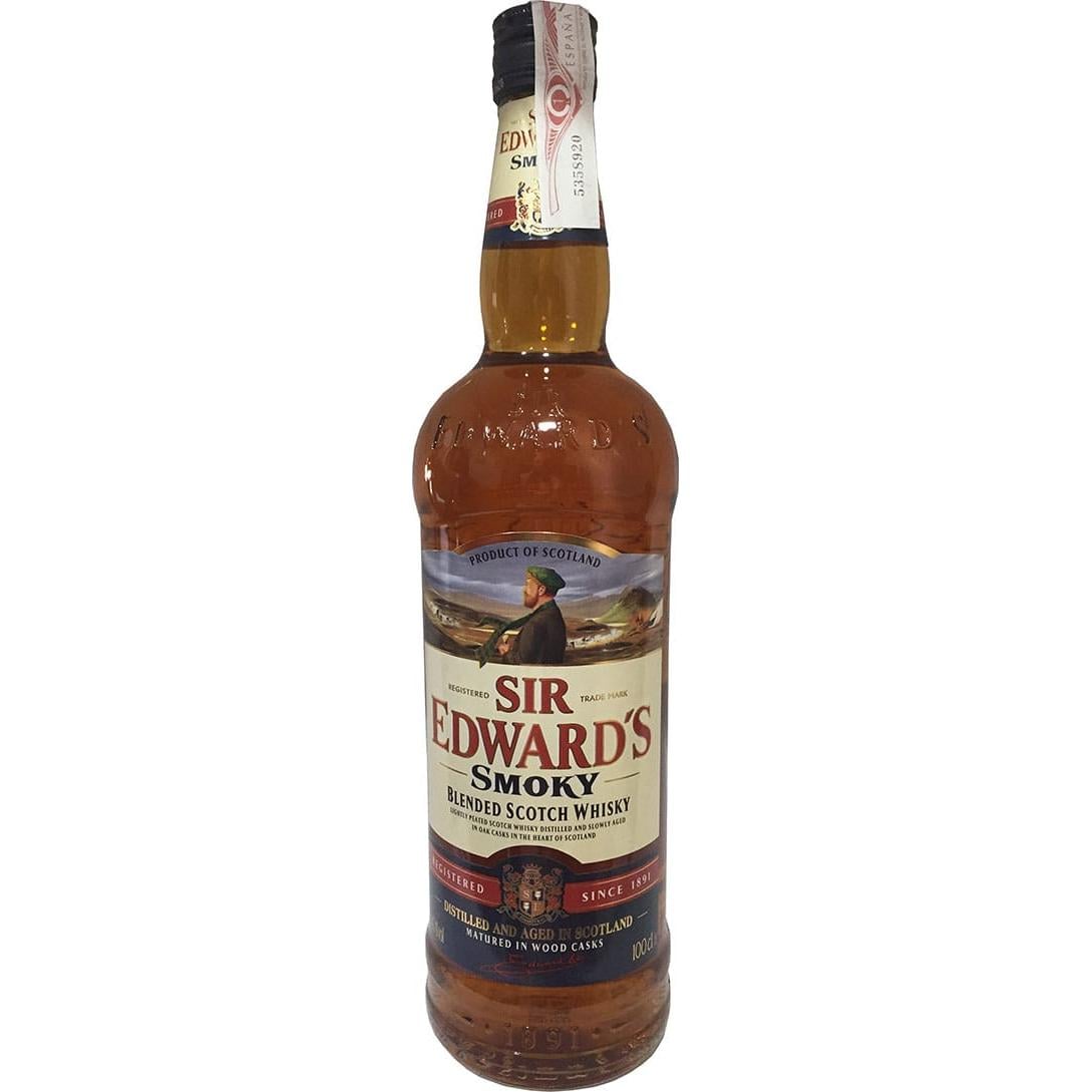 Whisky Sir Edward's Smoky 1 Litro | LICOREA 😉