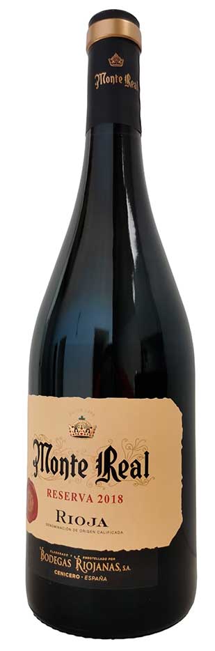 Comprar Vino Monte Real Reserva 2018 Online - Envío Gratis